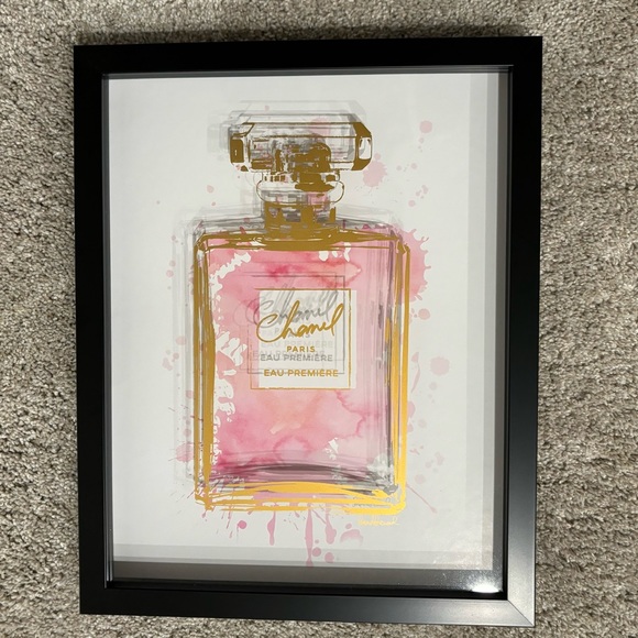 Wall Decor | Artsy Framed Fragrance Perfume Luxury Artwork Bathroom ...